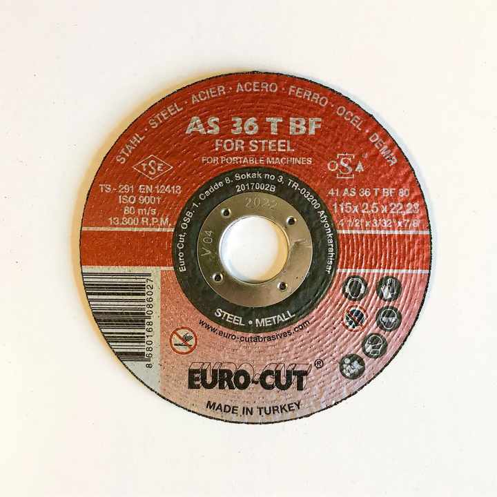 OSA CERTIFIED Inc NK Cutting DISC - Abrasive WHEEL for Metal
