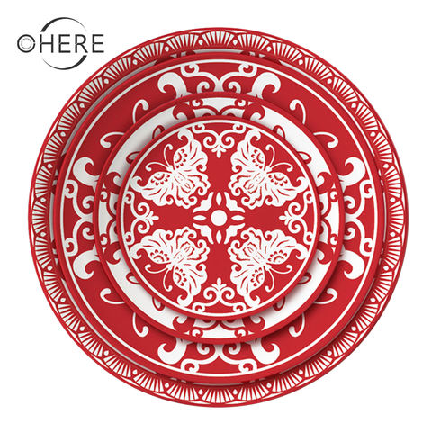 Ohere ceramic cabbage shape dinner set bone china porcelain tableware ...