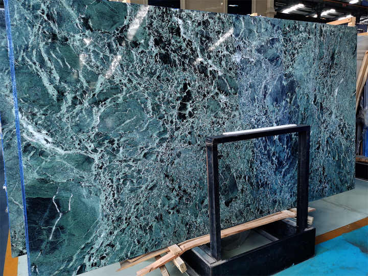 Modern Italian Forest Green Marble Verde Malenco Marble Verde Alpi ...
