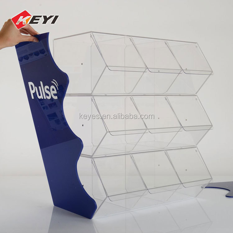 Acrylic Candy Display Rack - Clear Modern Design