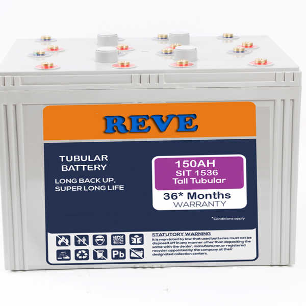 Tubular Battery - 12V 150AH Deep Cycle for Solar & Heavy Duty