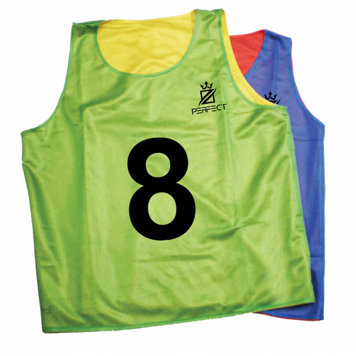 Reversible Youth Mesh Sports Bibs - Customizable Training Vests