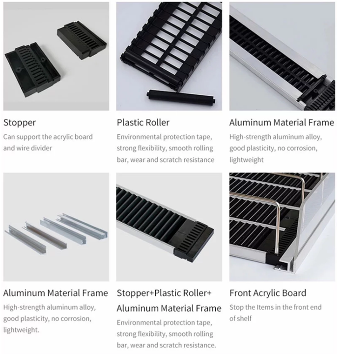 Store Shelf Supermarket Display Shelf Roller Shelf System| Alibaba.com