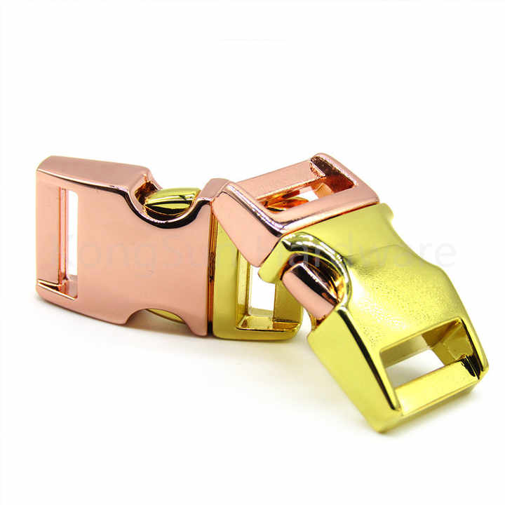 Customizable Logo Quick Release Metal Buckle For Dog Collar Sliding ...