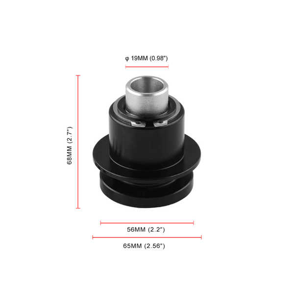 Racing Car 360 Degree Steering Wheel Disconnect Quick Release - CRS 19334
