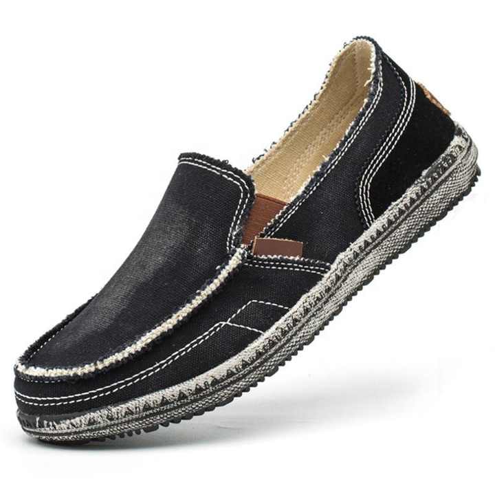 Canvas Driving Shoes - Vintage Style & Breathable Comfort