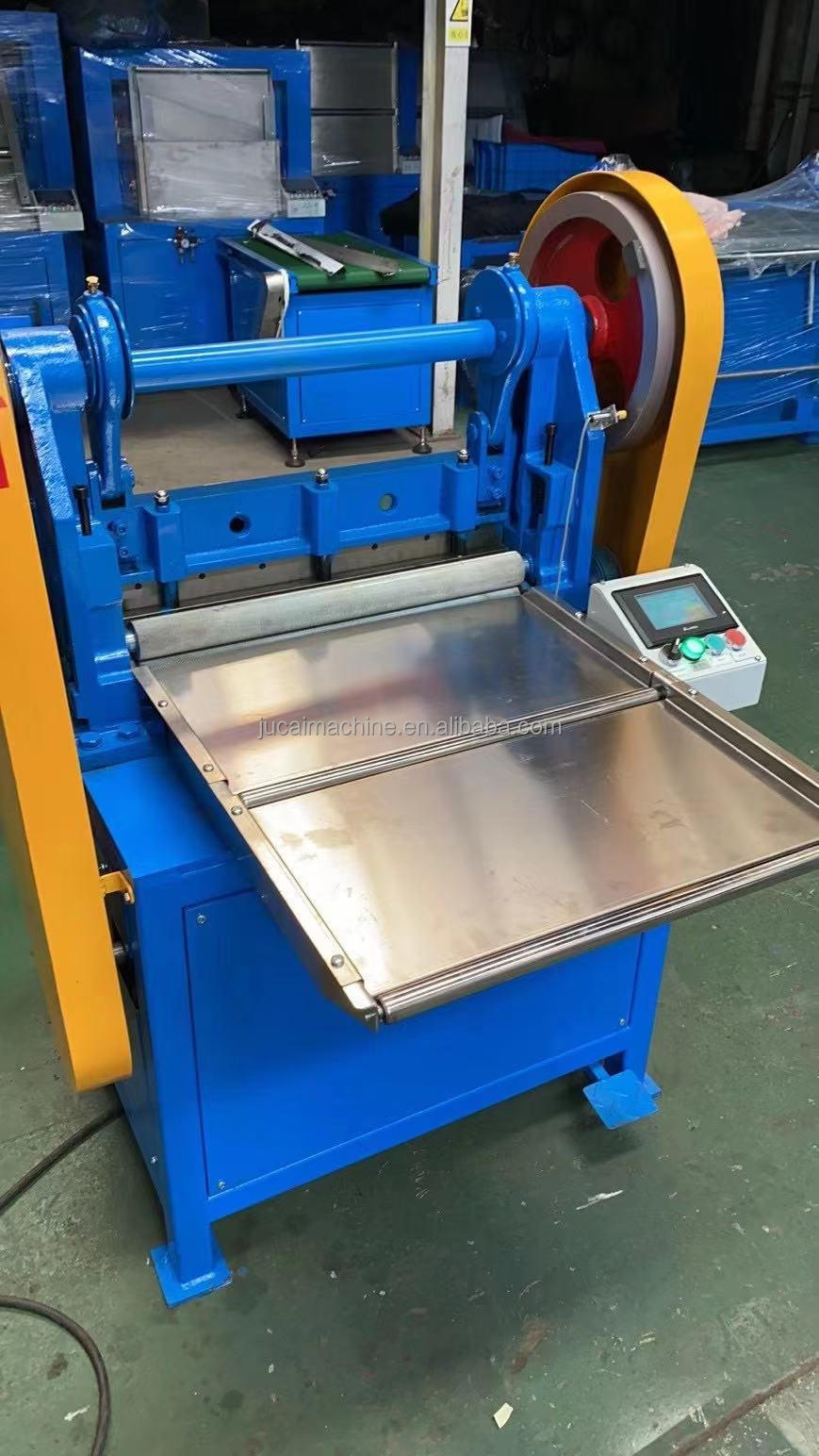 Automatic rubber sheet slitting machine, rubber slitting machine ...