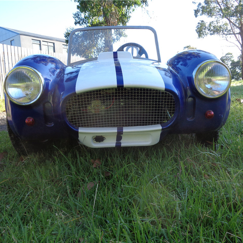 Twin Seat Mini Hotrod Car Fiberglass Body - Customize Colors