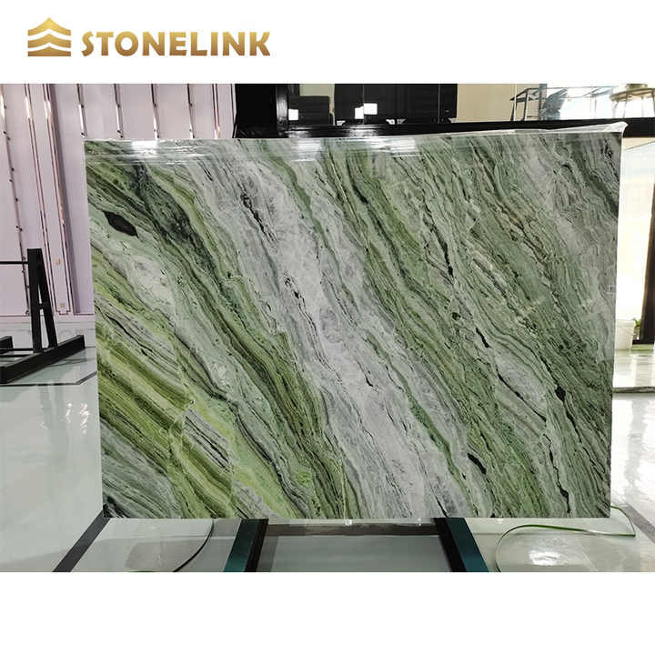 Raggio Verde Marble - Elegant Green for Bathroom Tiles