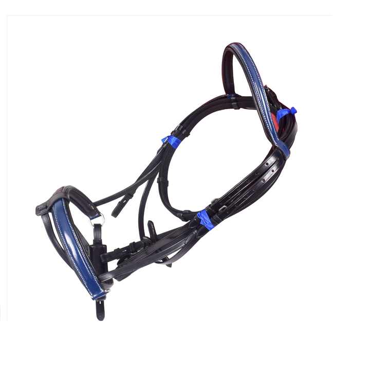 Premium Purple & Pink Patent Leather Horse Bridle Set Stylish Indian ...