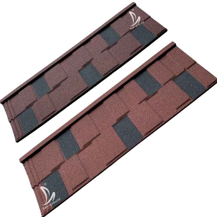 Eco-friendly Roofing Material - Stone Coated Metal Tiles