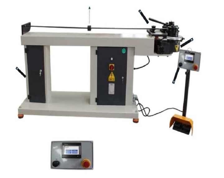 MOTORIZED PIPE BENDING MACHINE with MANDREL and DRO