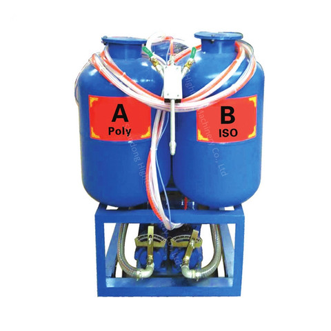 Double Barrel Mini PU Foam Injection Machine for Concrete Repair ...