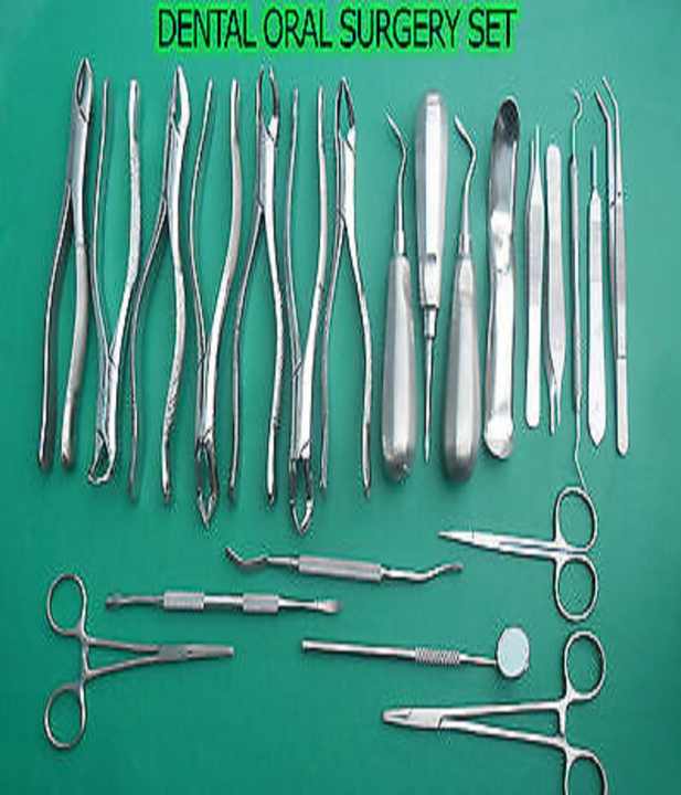 24-piece Complete Oral Surgery Set - German Steel Instruments