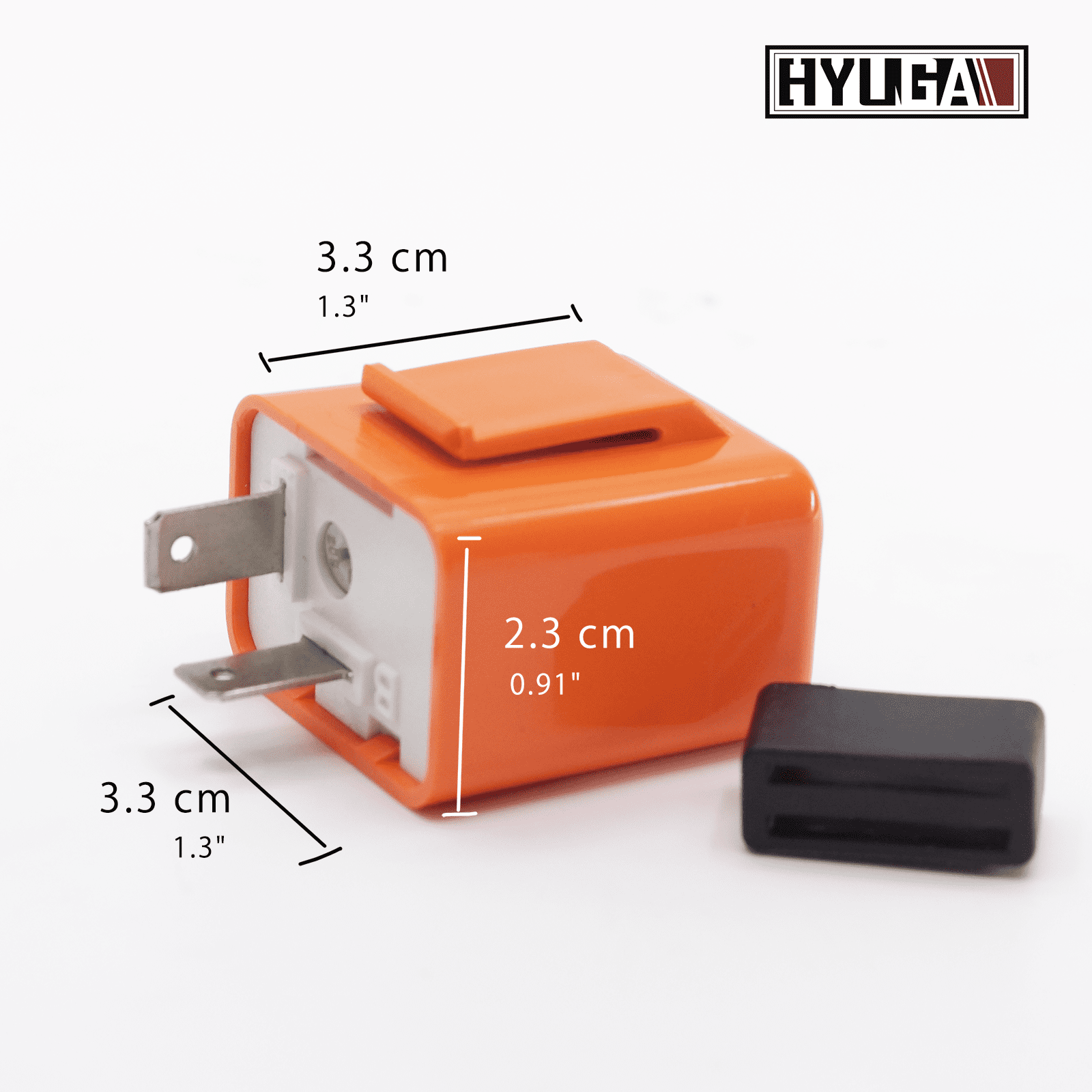 2-Pin Motorcycle Electronic Flasher Relay Adjustable 12V Relays Fix for ...