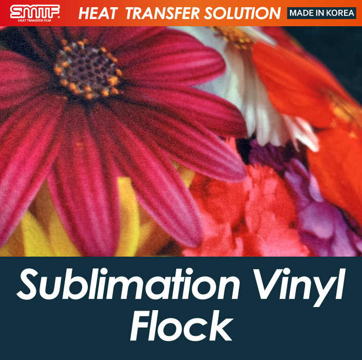 SMTF Sublimation Flock HTV - Easy Weeding & Assorted Colors