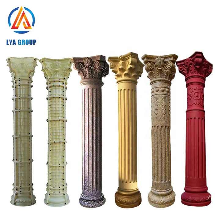 Durable Polystyrene Cornice Moulding Columns Eps Roman Pillar Mold