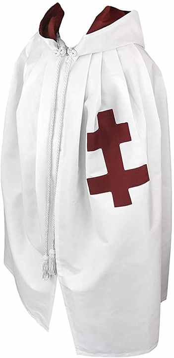 Masonic Knight Templar Preceptor Mantle - Customizable Regalia