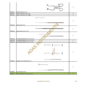 stapedectomy surgical instruments set stapedectomy box stapedectomy ear ...