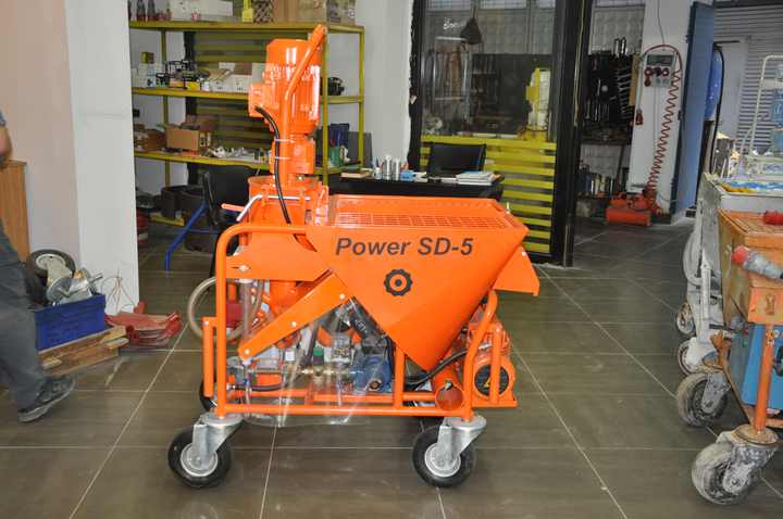 Cement Plastering Machine Power SD 5 - High Efficiency