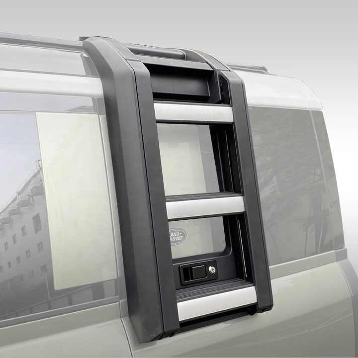 Deployable Side Mounted Roof Rack System Ladder for Land Rover Defender ...