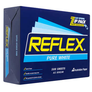 Reflex Ultra White Carbon Neutral Copy Paper A4 80gsm Reflex Carbon ...