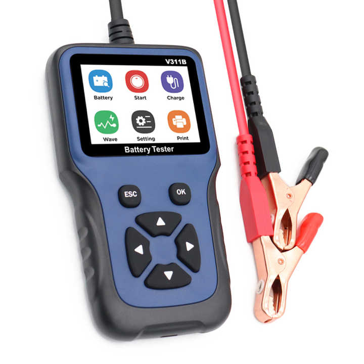 Digital OBD 12V Mini Car Vehicle Battery Tester with 9 Languages