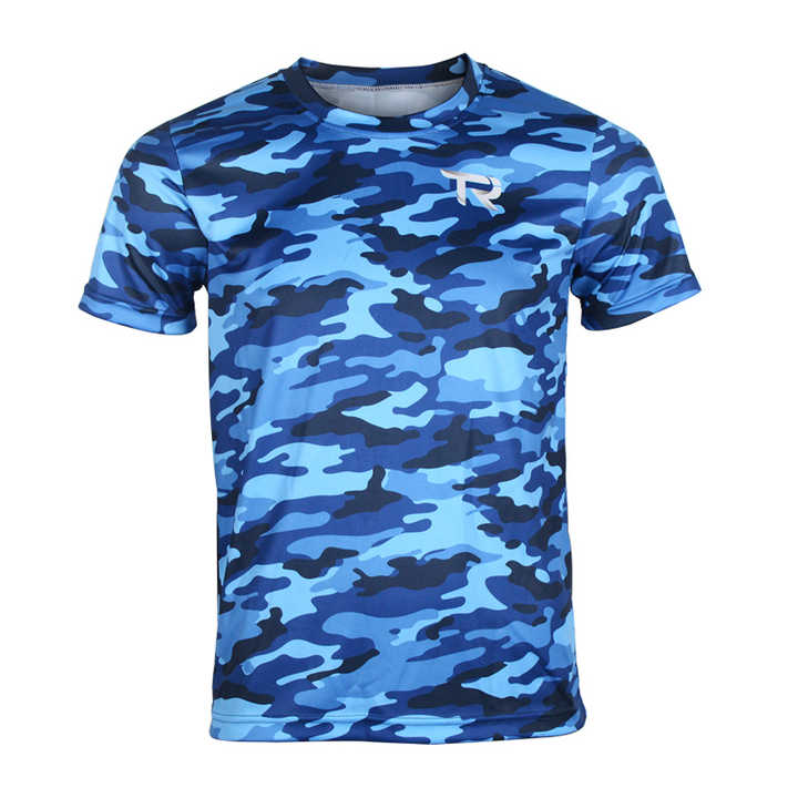 Full Sublimation T Shirt Custom Camo Design T Shirt Printing Polyester ...