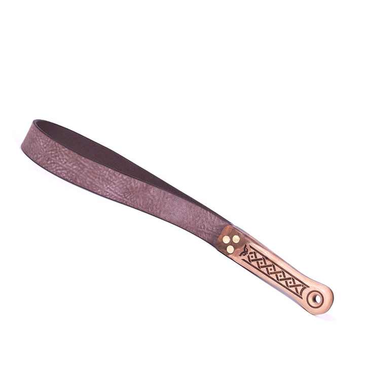 Leather Strap Paddle Spanking Belt Whip Taws S DRE-0036