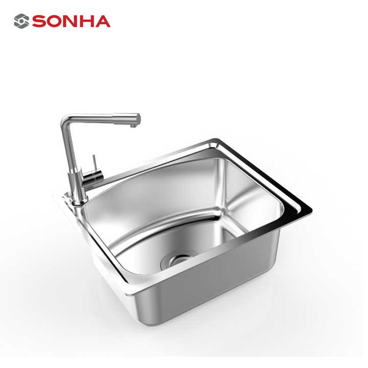 Small Kitchen Sinks Stainless Steel SUS304 Pressed Kitchen Sinks Single ...