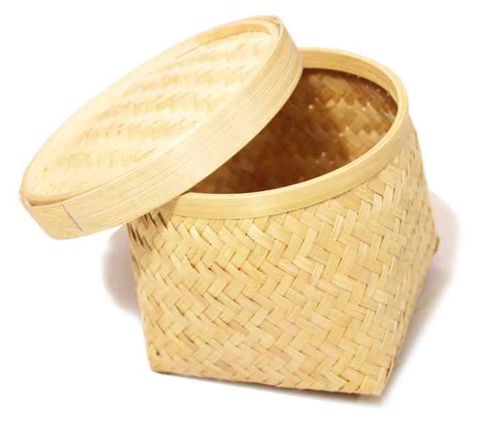 Bamboo Round Box with Lid - Perfect for Gift Storage