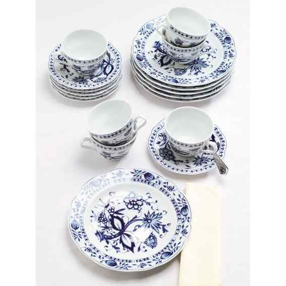 Blue and White Ceramic Dinnerware - Traditional China Dishes