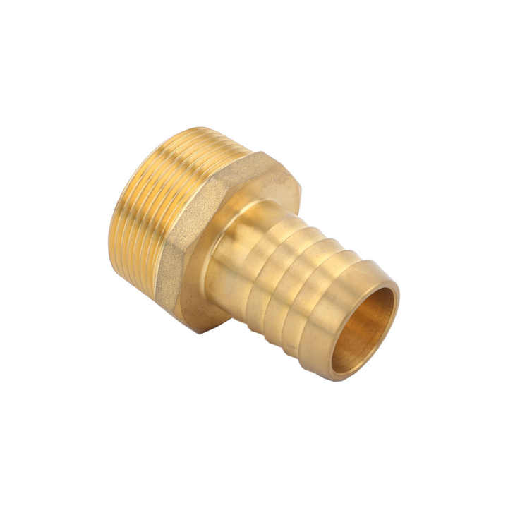 High Grade Brass 2 Way Hose Double Straight Barbed Adapter